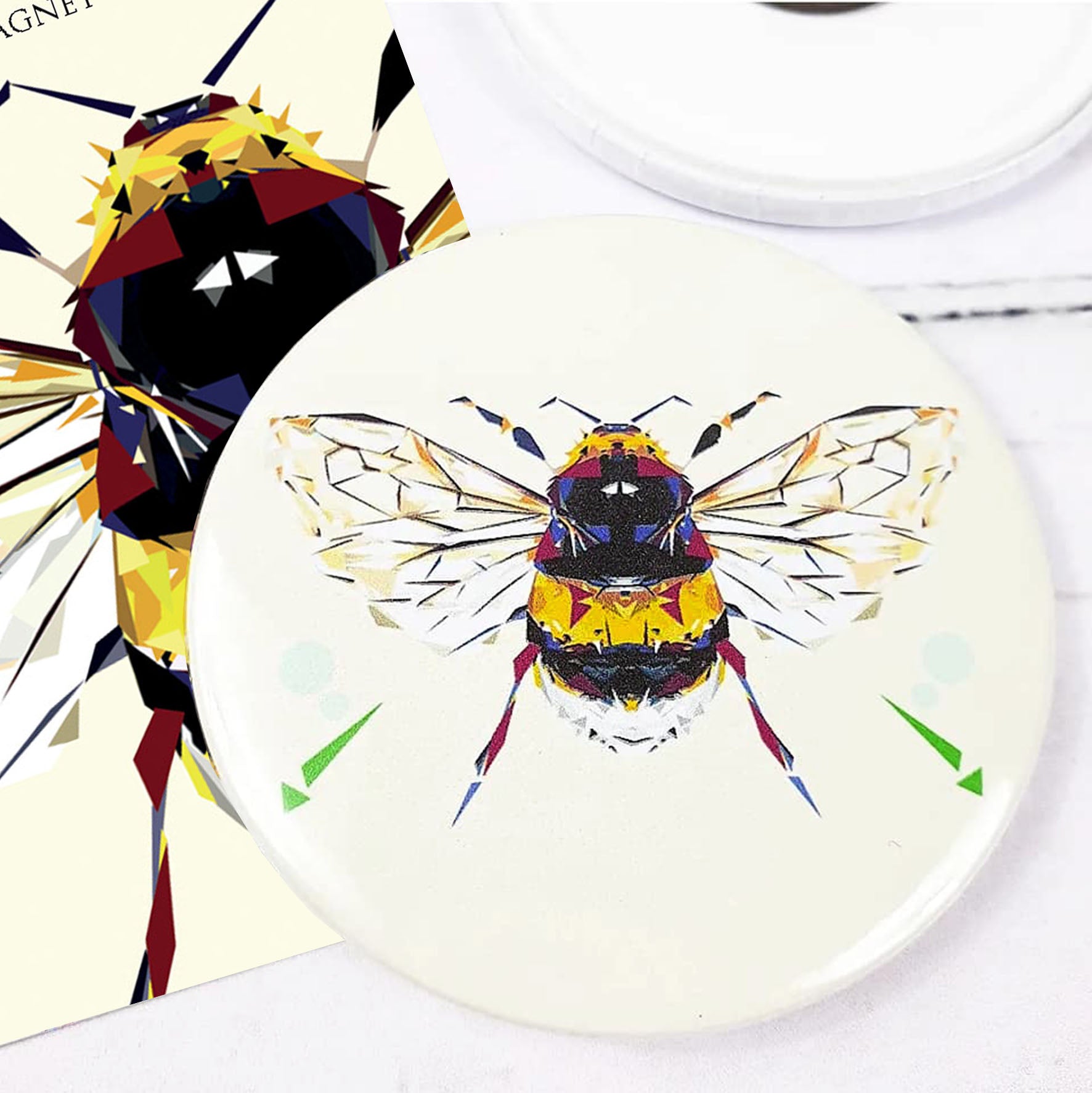 BUFF-TAILED BUMBLEBEE magnet – Louise Jennifer Design