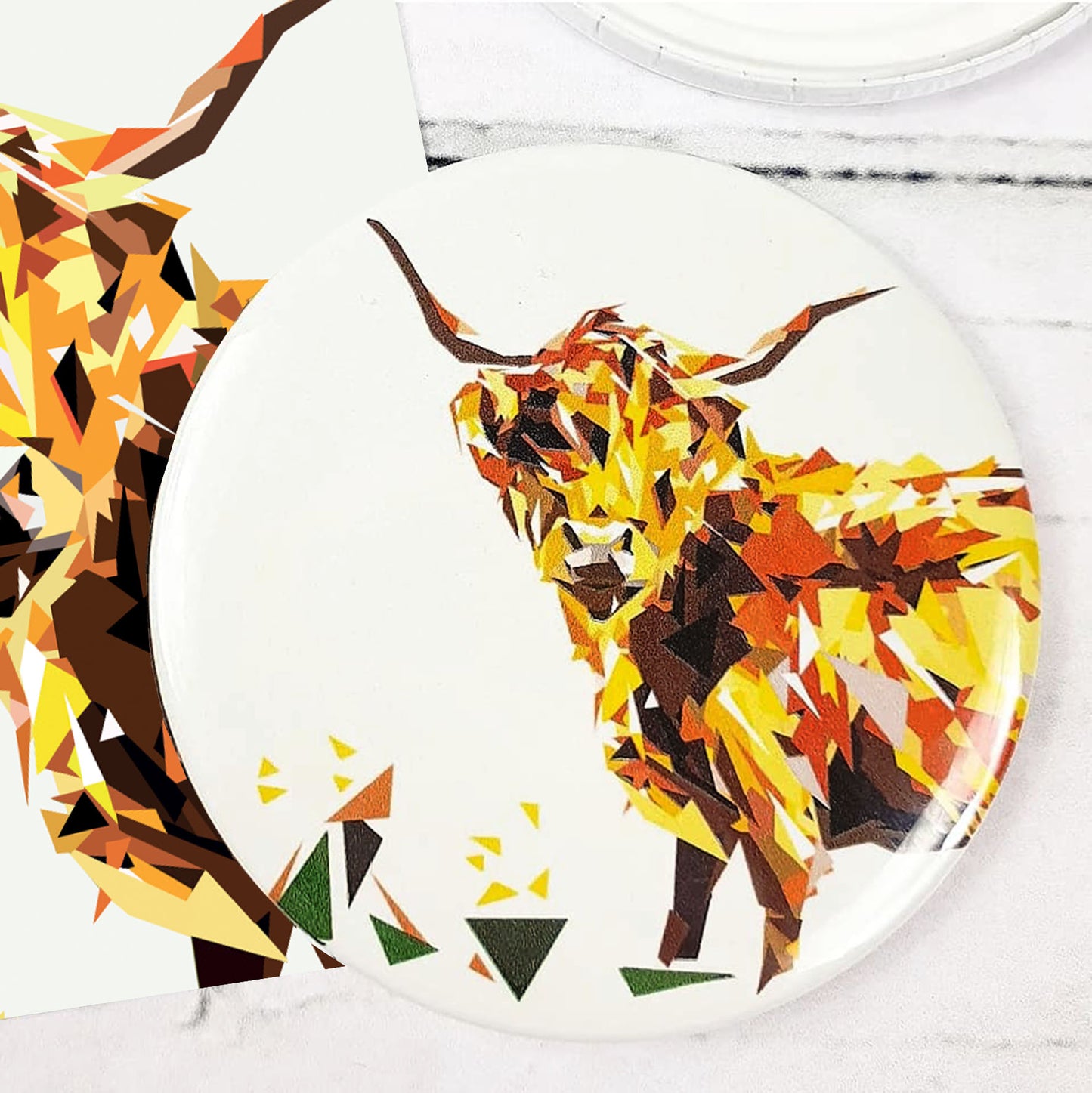 HIGHLAND COW magnet – Louise Jennifer Design