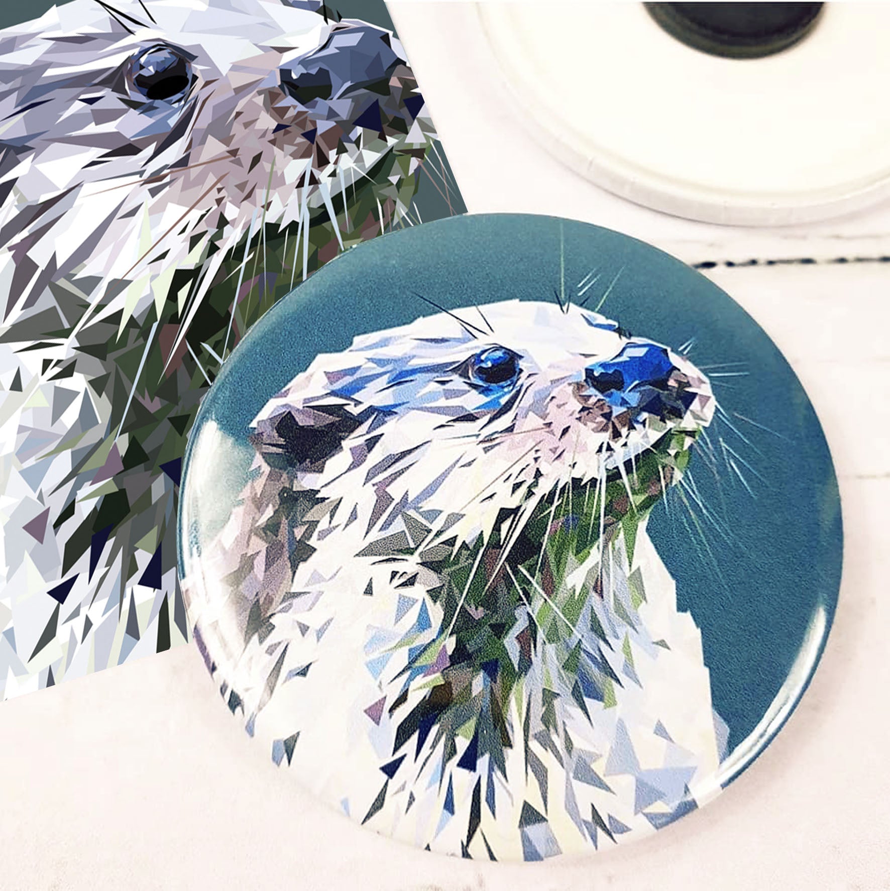 OTTER magnet – Louise Jennifer Design