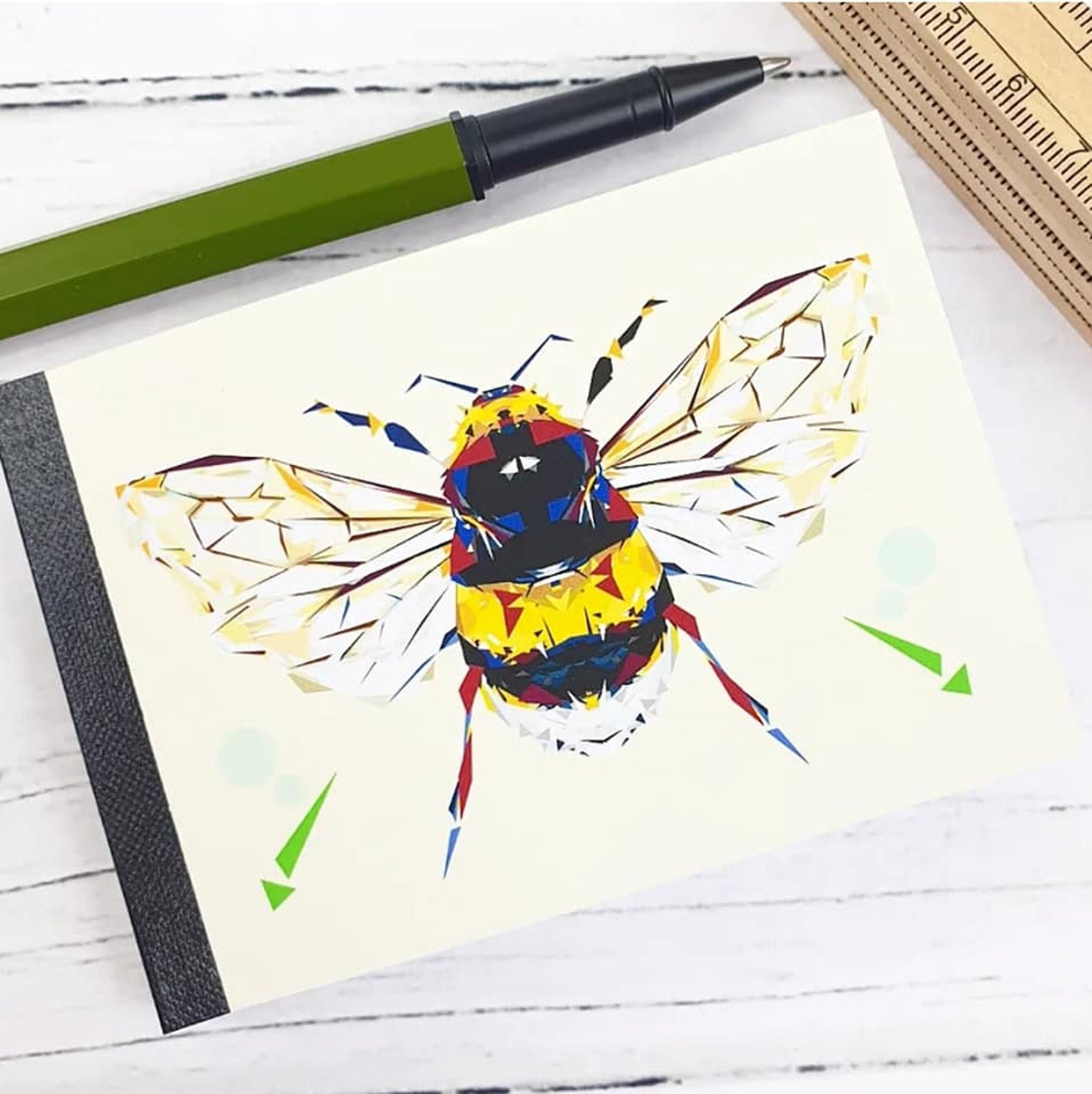 BUFF-TAILED BUMBLEBEE mini notebook – Louise Jennifer Design