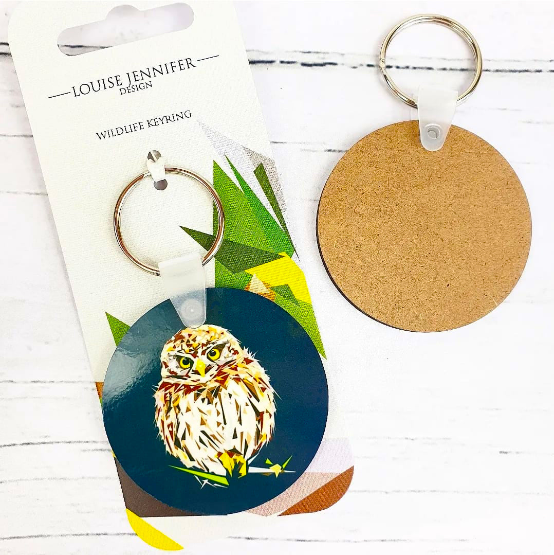 LITTLE OWL keyring – Louise Jennifer Design