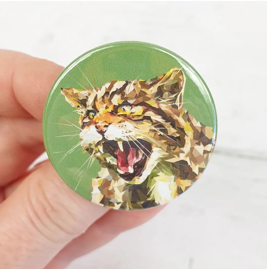 WILDCAT pin badge – Louise Jennifer Design