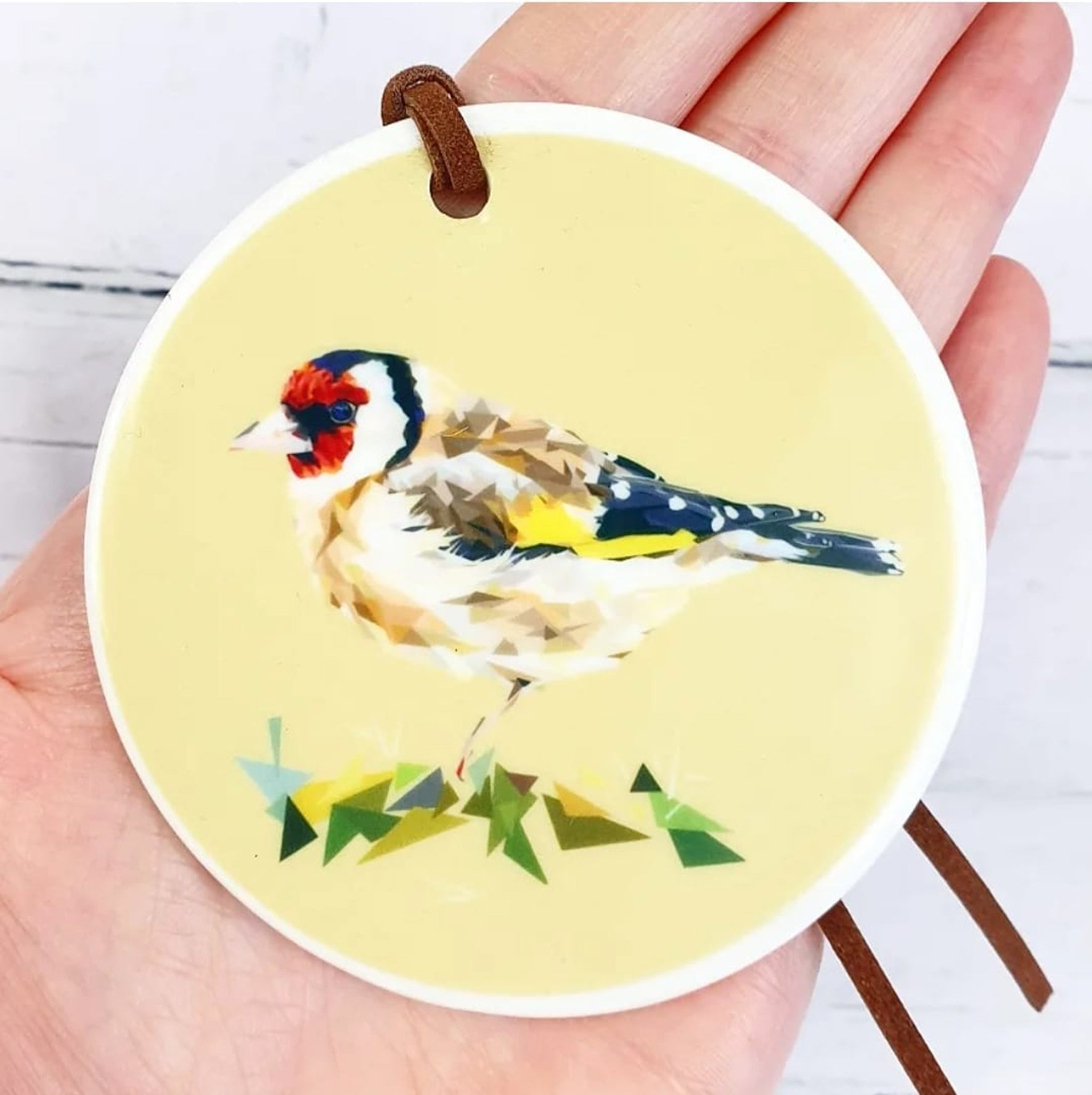 GOLDFINCH ceramic decoration – Louise Jennifer Design
