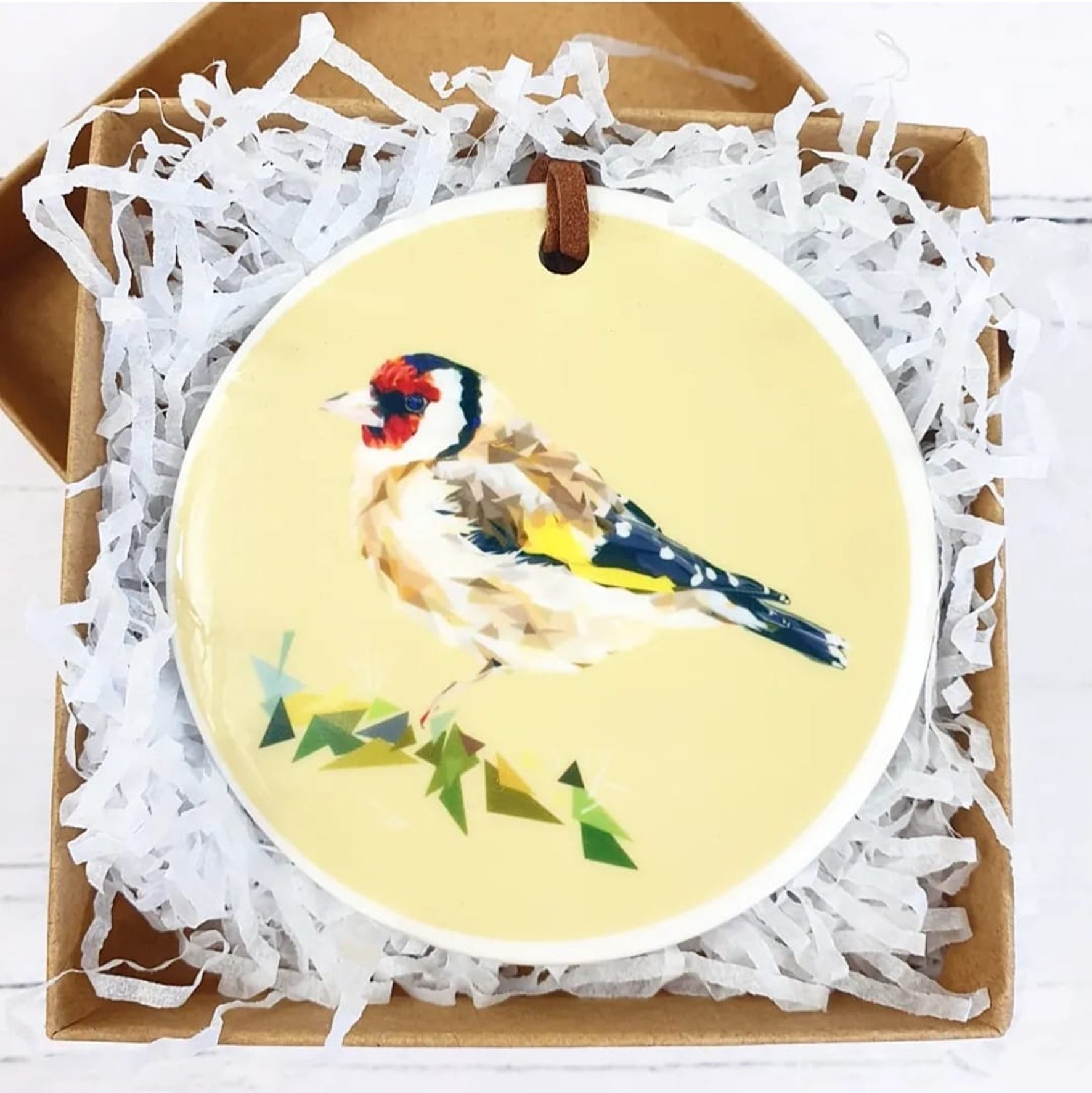 GOLDFINCH ceramic decoration – Louise Jennifer Design