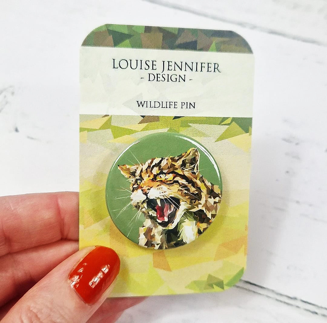 WILDCAT pin badge – Louise Jennifer Design
