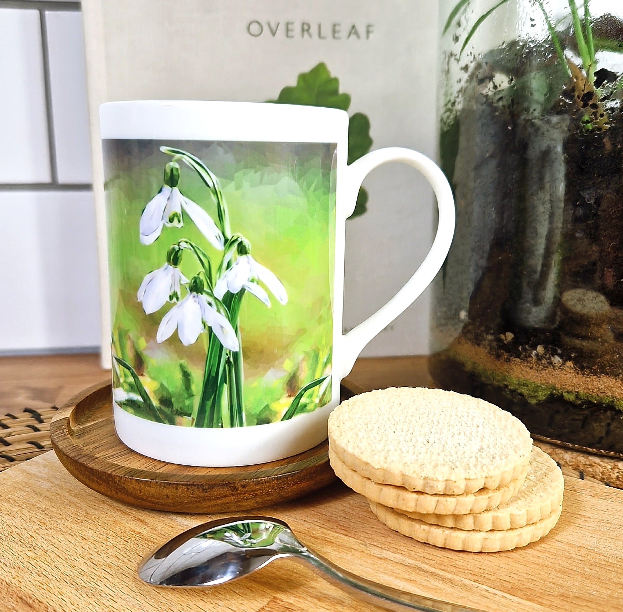 SNOWDROPS illustrated mug *NEW – Louise Jennifer Design